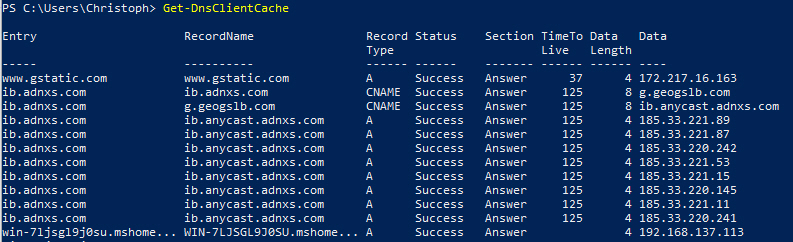 DNS Auflösungscache leeren unter Windows - Lost in IT